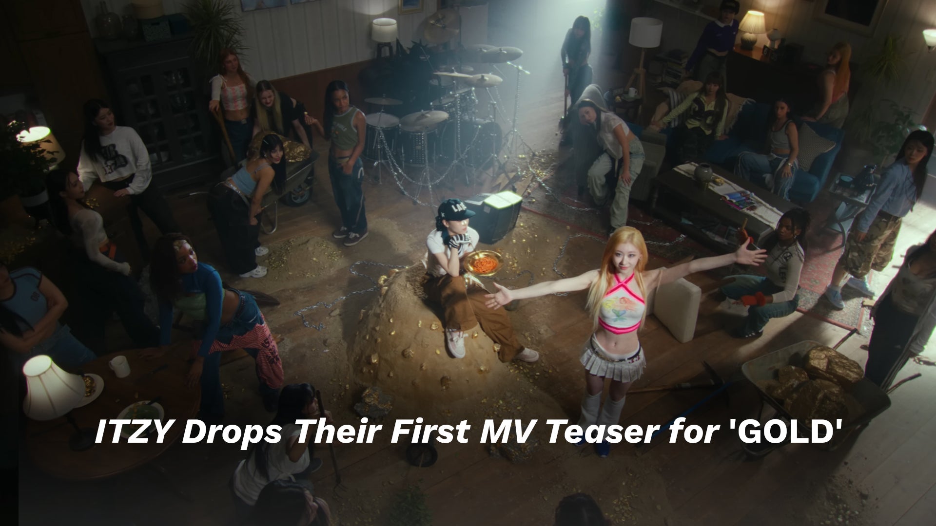 ITZY Drops Their First MV Teaser for 'GOLD' – CNA K-Pop
