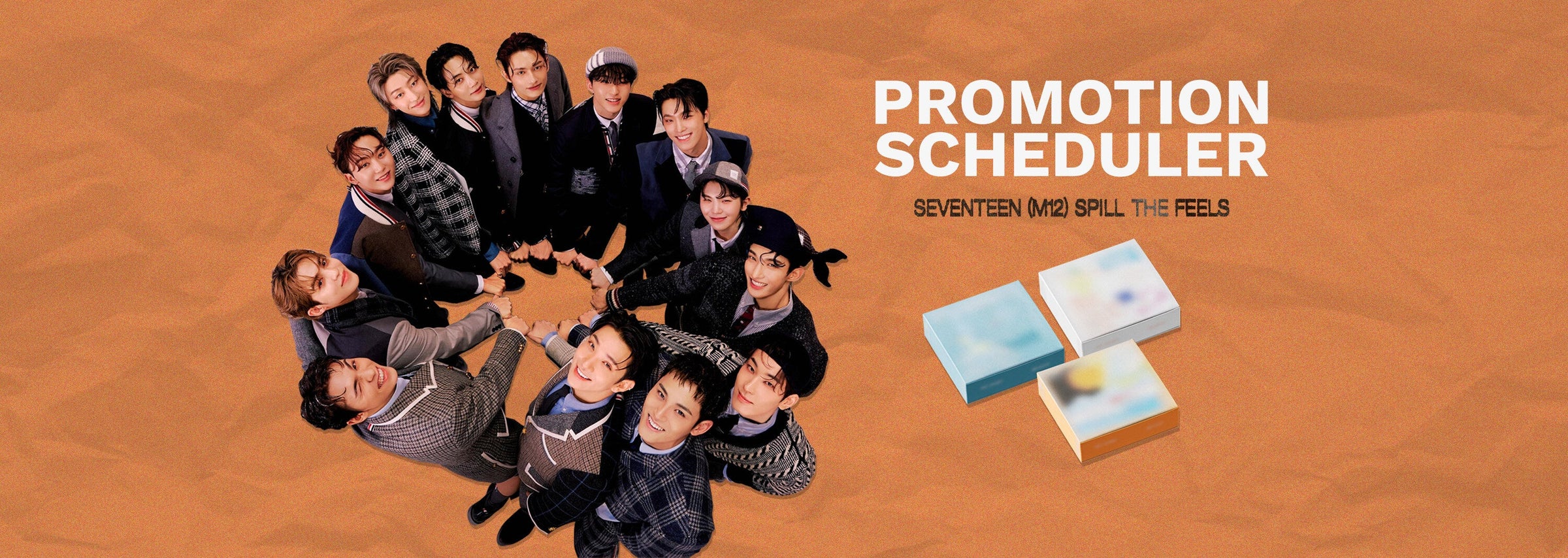 SEVENTEEN's "SPILL THE FEELS" Promotional Schedule Calendar – CNA K-Pop